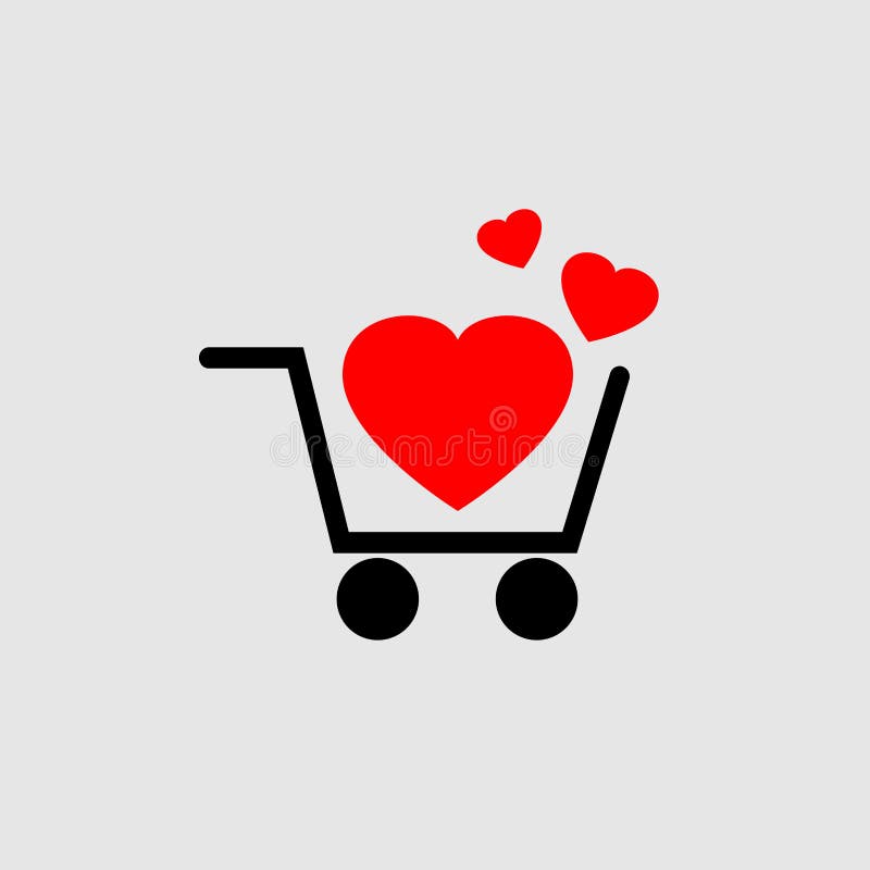 Shopping cart sign art stock vector. Illustration of design - 233140814