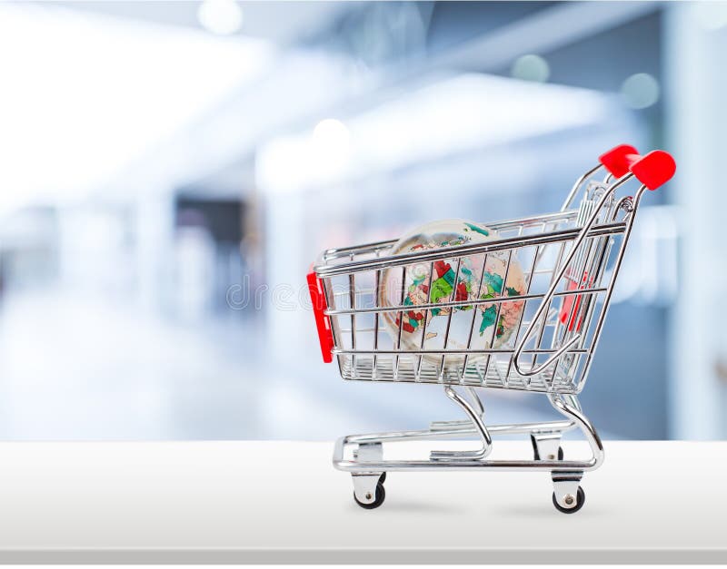 Shopping Cart stock photo. Image of store, buying, market - 58616242