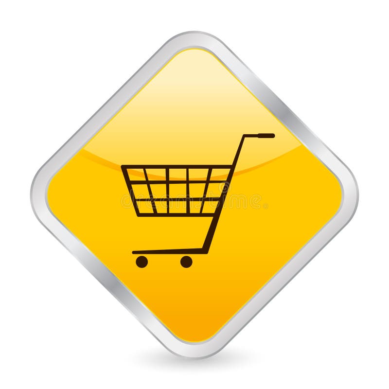 Shopping Cart Yellow Icon Stock Illustrations – 3,867 Shopping Cart ...