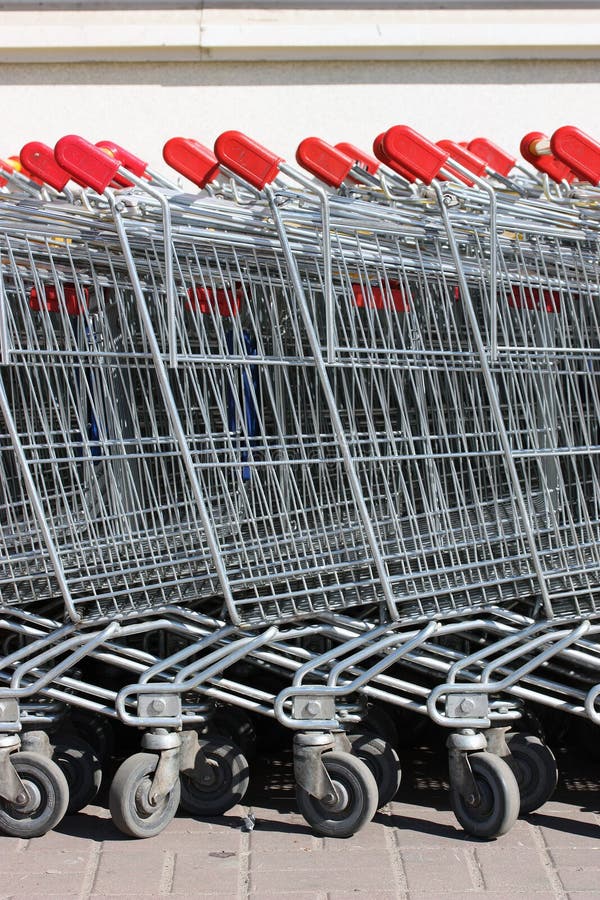 Ikea shopping carts editorial photography. Image of copyspace - 56071662