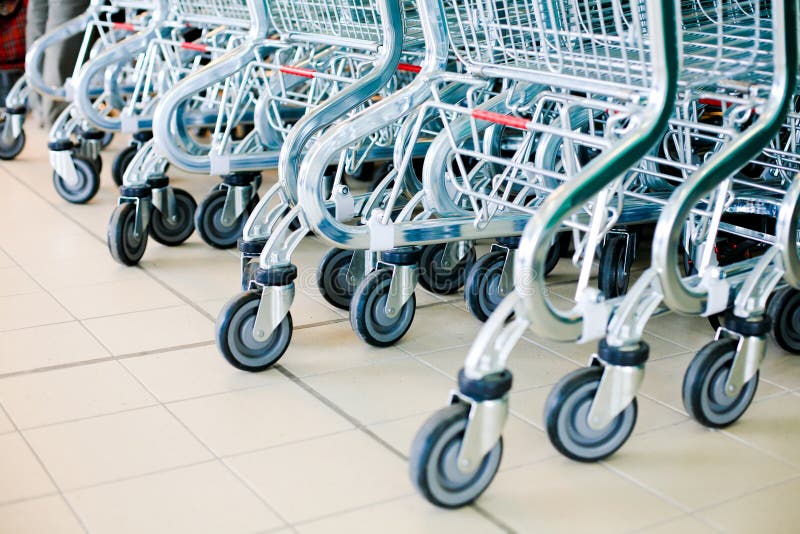 Shopping carts stock photo. Image of consumers, store - 5303472