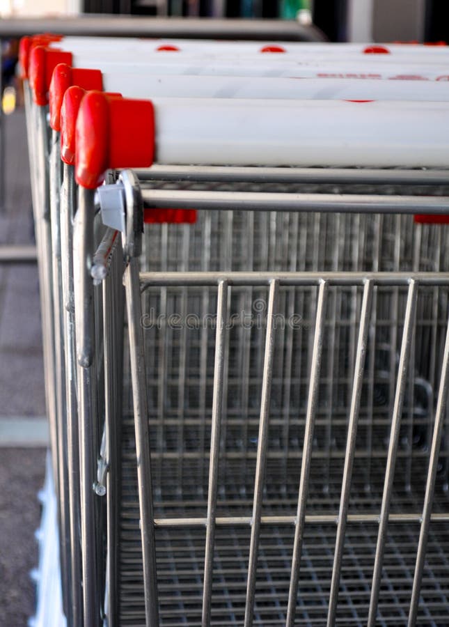 Shopping carts stock photo. Image of store, carts, business - 84937268