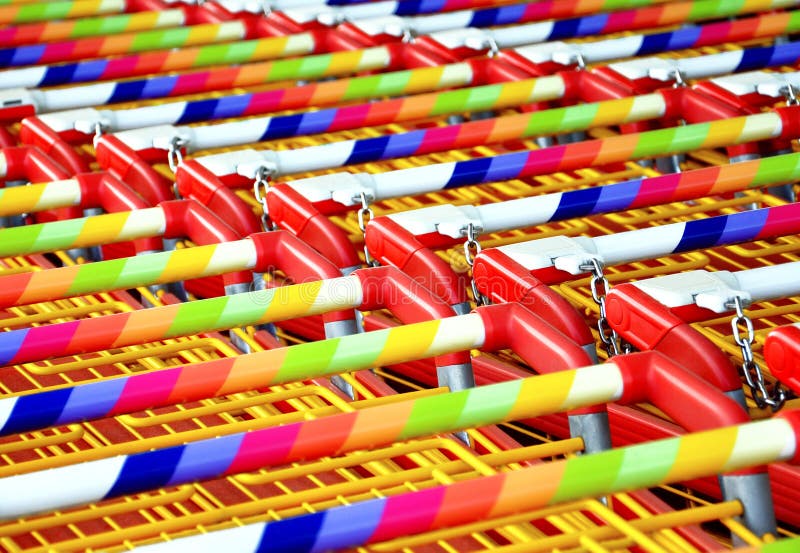 Shopping carts stock image. Image of lifestyle, business - 53568781