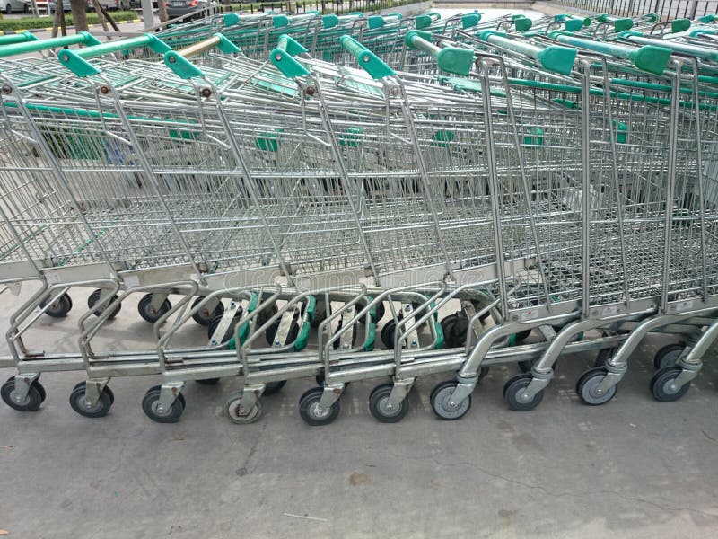 Shopping carts stock image. Image of cart, sale, roller - 43131335