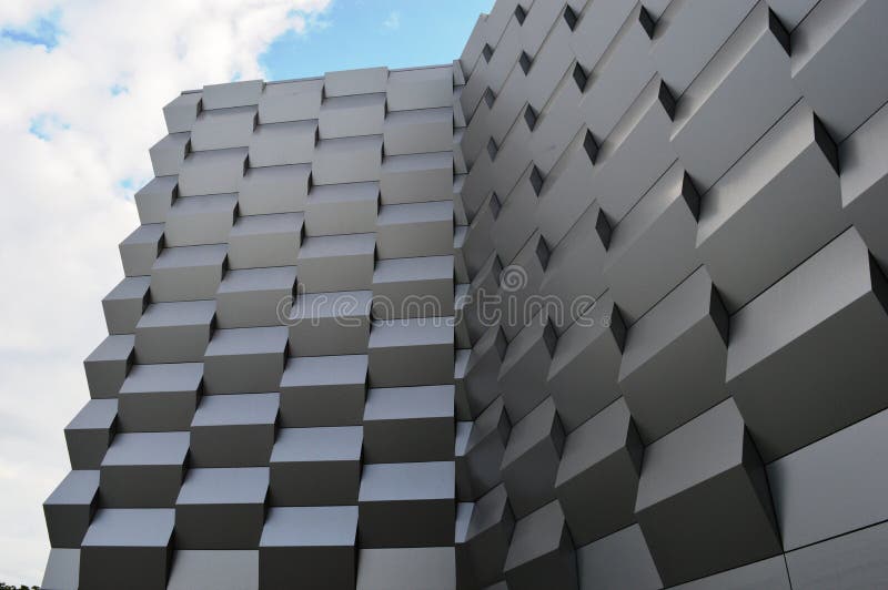 Building in cubes stock photo. Image of large, shopping - 128273358