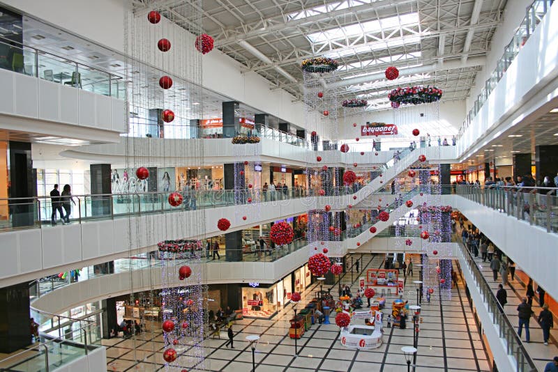 Shopping Center,Indoor editorial stock image. Image of finance - 24119324
