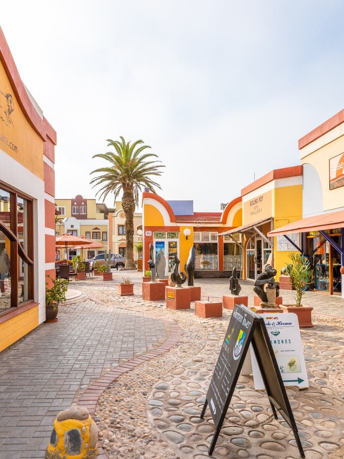 Shopping Center in Swakopmund, Namibia. Editorial Photo - Image of ...