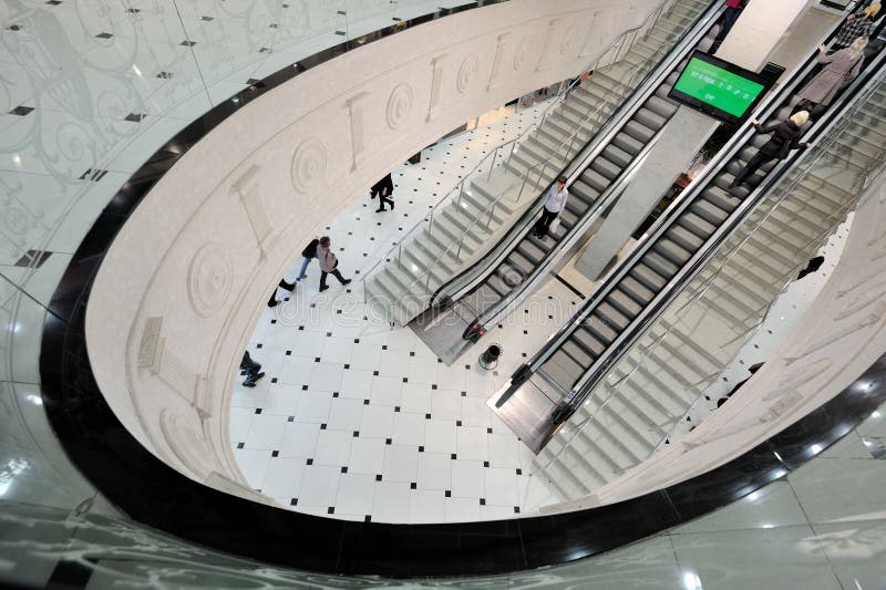 Shopping centre (mall) editorial image. Image of building - 18082045