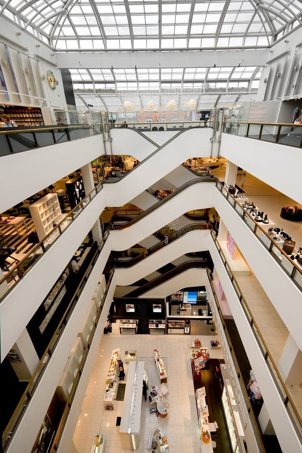 Interior View of the Central Plaza Pin Klao. Editorial Stock Photo ...