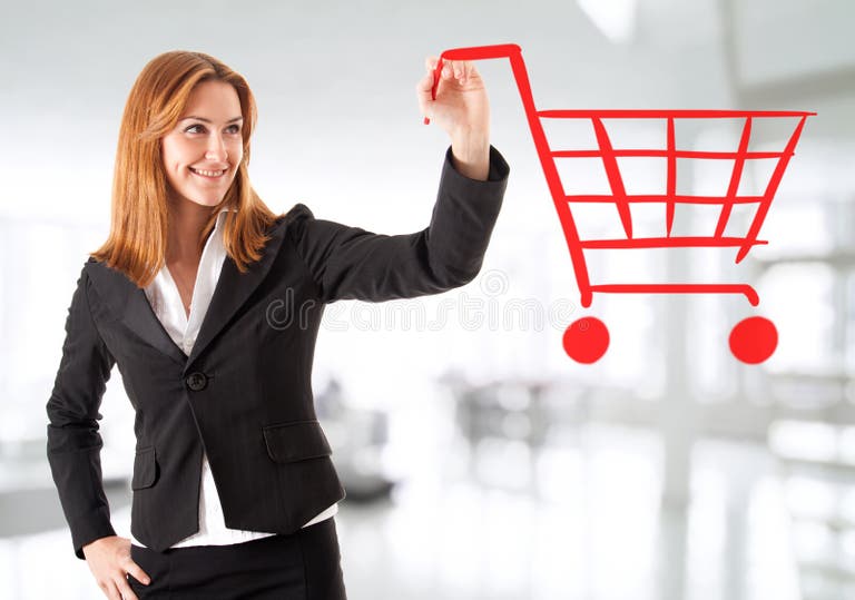 Shopping chart stock image. Image of sale, cart, supermarket - 19800249