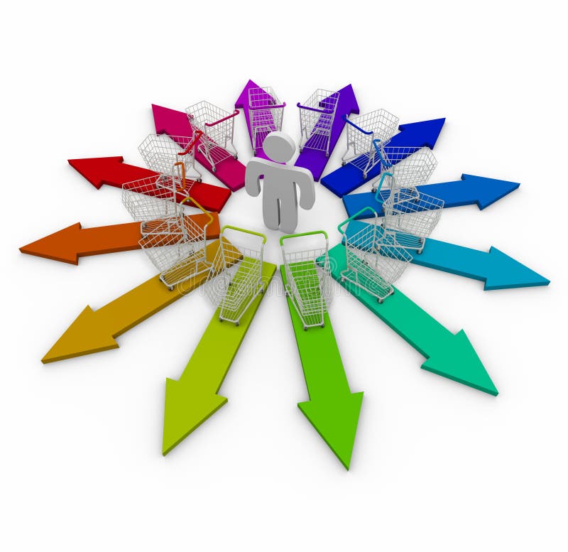 Buyer Person Thinking Best Price Vs Quality Choosing Priority Stock ...