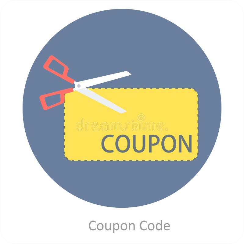 Coupon Code stock vector. Illustration of design, coupon - 264943566