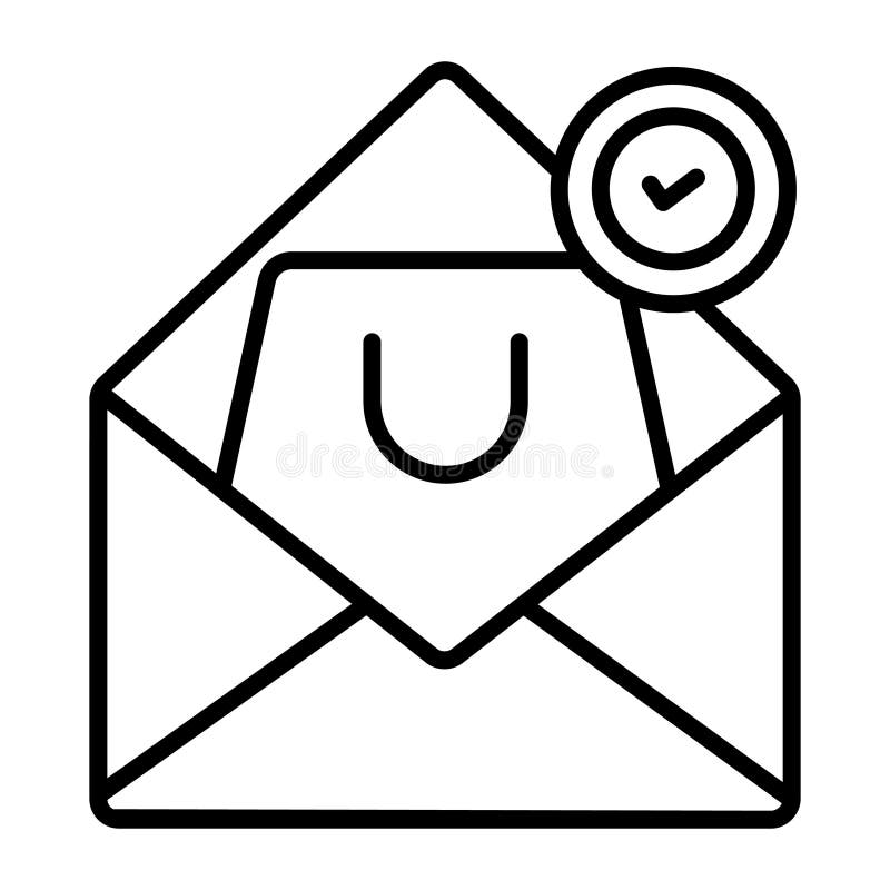 Shopping Email Modern Concepts Design, Stock Vector - Illustration of ...