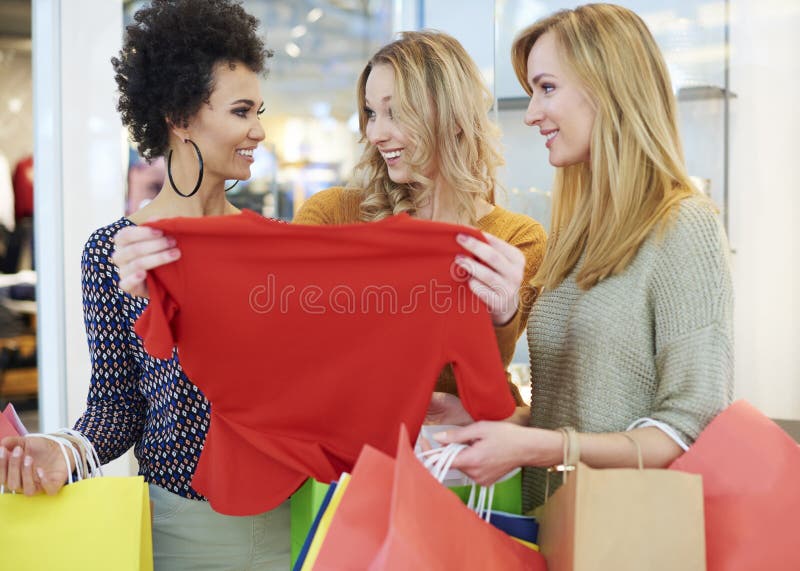 Shopping With Friends Stock Image Image Of Female Activity 97799503