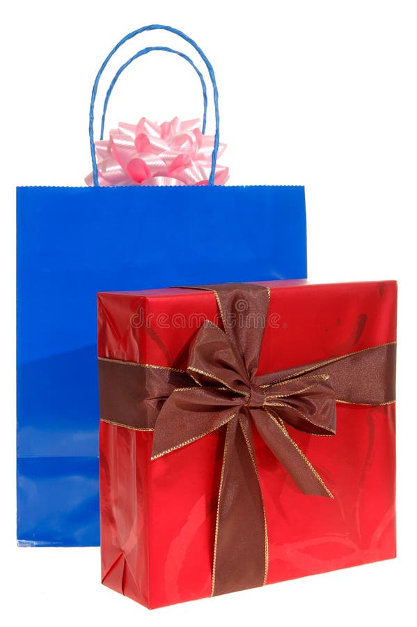 Shopping Bag gift bag stock image. Image of pink, ribbon - 51399031