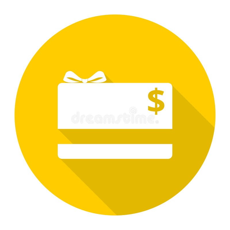 Shopping Gift Card Icon, Gift Card Icon, 6 Colors Included Stock Vector ...