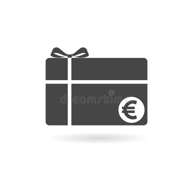 Shopping gift card icon stock vector. Illustration of promotional ...