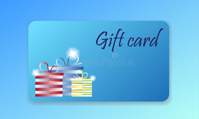 Shopping gift card stock vector. Illustration of respect - 40023164