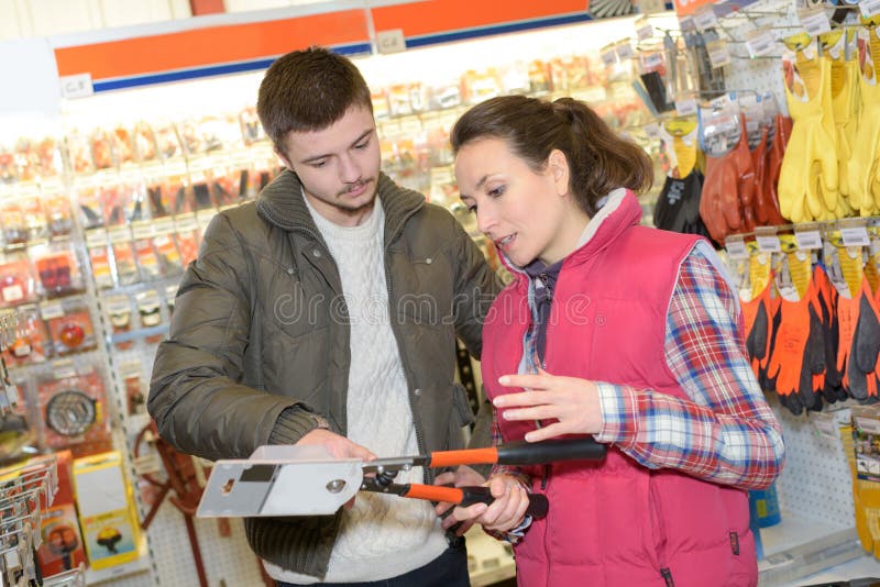 Shopping at hardware store stock photo. Image of caucasian - 133512868