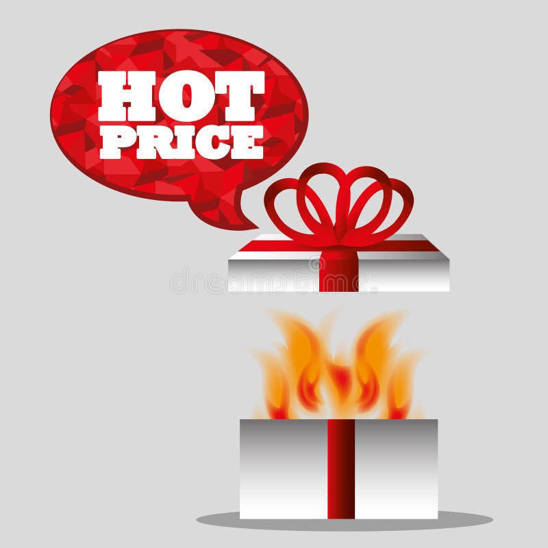 Shopping hot prices theme stock vector. Illustration of customer - 61531503