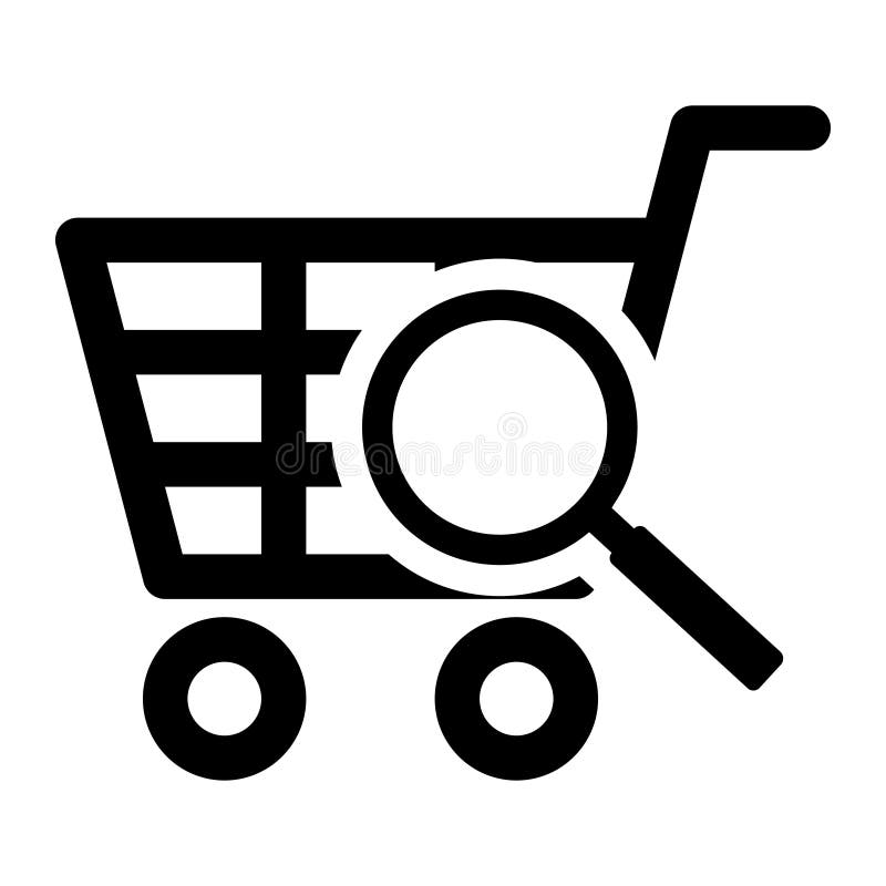 Shopping Icon Vector. E-commerce Illustration Sign. Eshop Symbol Stock ...