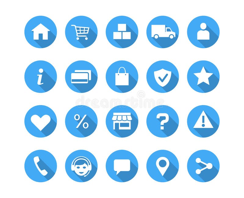 Round Web Icons / Buttons 3 Stock Vector - Illustration of buttons ... Round Web Icons / Buttons 3 Stock Vector - Illustration of buttons ...