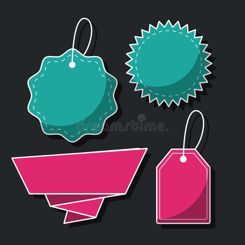 Shopping label tags stock vector. Illustration of sign - 110523528