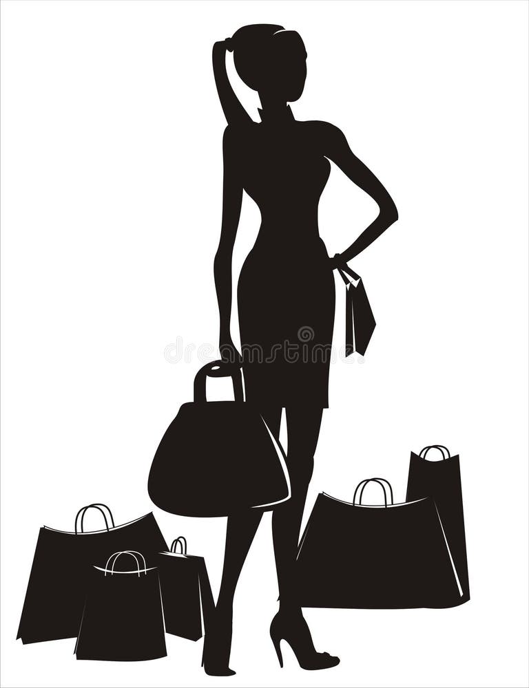 Shopping Lady Stock Illustrations – 45,139 Shopping Lady Stock ...