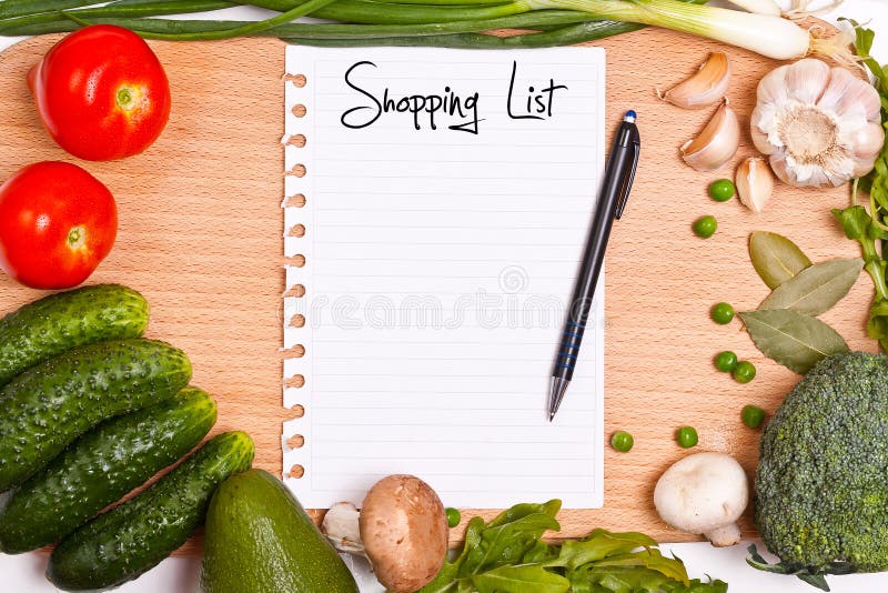Shopping List stock photo. Image of retail, shopping - 45308056