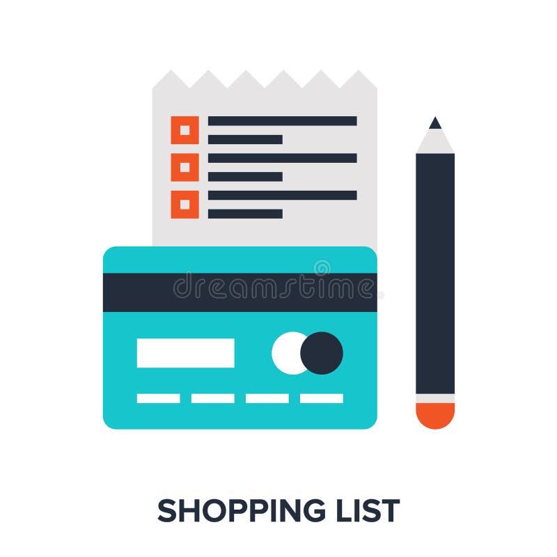 Shopping List Stock Illustrations – 14,861 Shopping List Stock ...