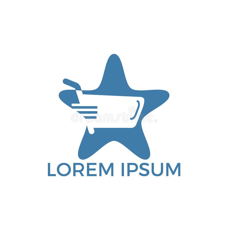 Star Shopping Cart Logo Design. on-line Shopping App Icon. Stock Vector ...