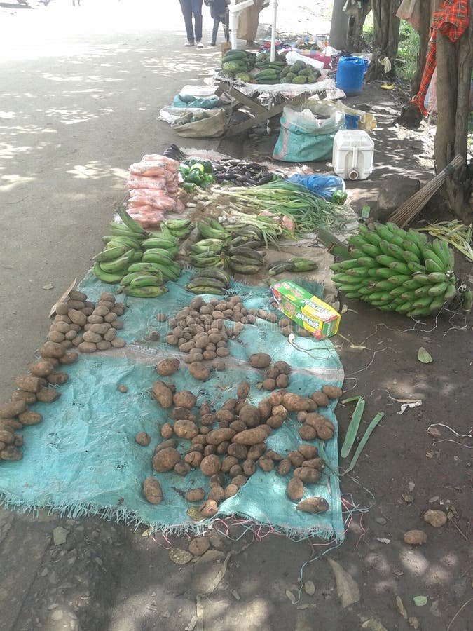 Shopping Made Easy by the Hawkers Stock Photo - Image of commodities ...
