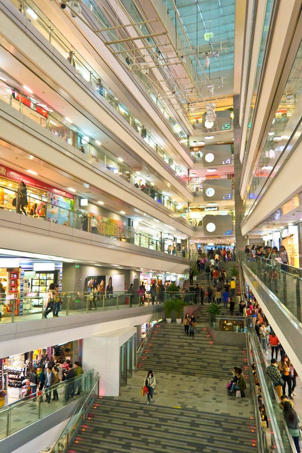 Shopping mall decoration editorial photography. Image of interior ...