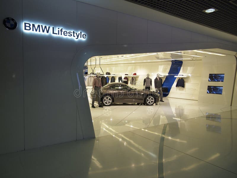 Shopping Mall ,BMW Store editorial stock image. Image of brand - 21127204