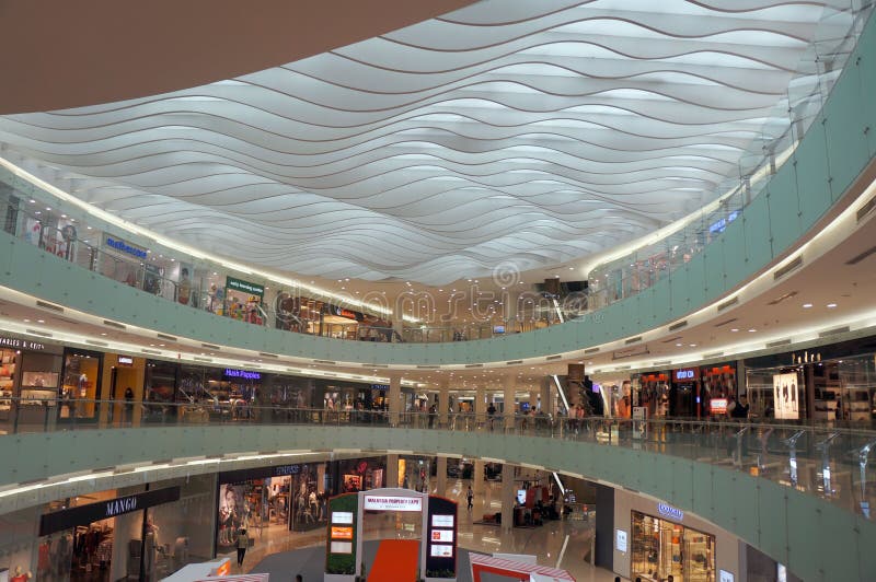 Shopping mall editorial stock image. Image of east, modern - 45749049