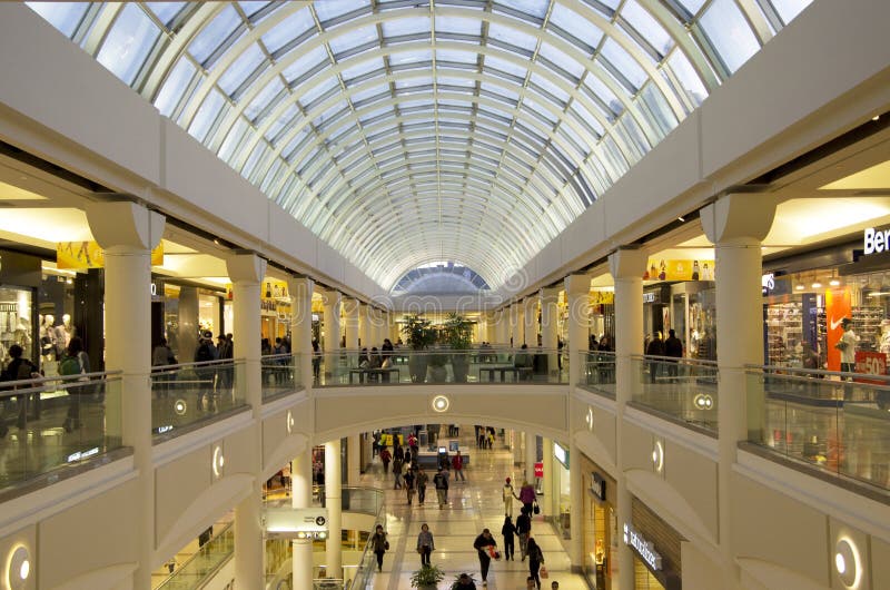 Shopping mall interior editorial image. Image of design - 39798100