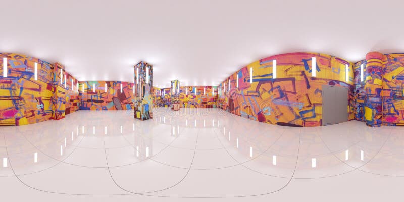 Spherical Panoramic Render of the Store, Interior Visualization, 3D ...