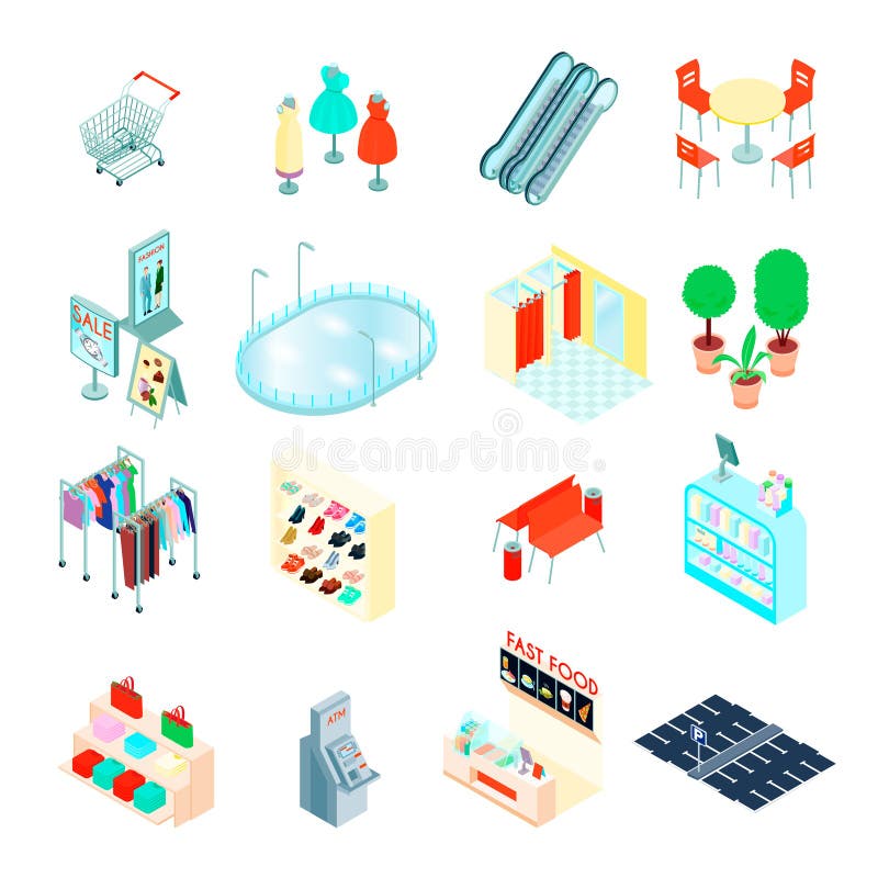 Isometric Fastfood Restaurant Interior Stock Vector - Illustration of ... Isometric Fastfood Restaurant Interior Stock Vector - Illustration of ...