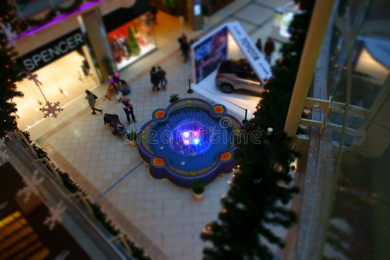 Shopping mall stock image. Image of lights, inside, business - 82978815
