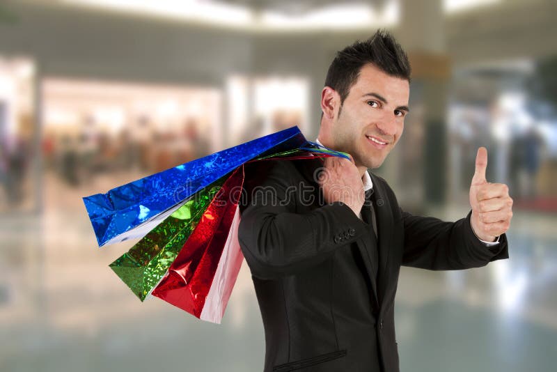 Shopping stock photo. Image of buying, black, presents - 63419672