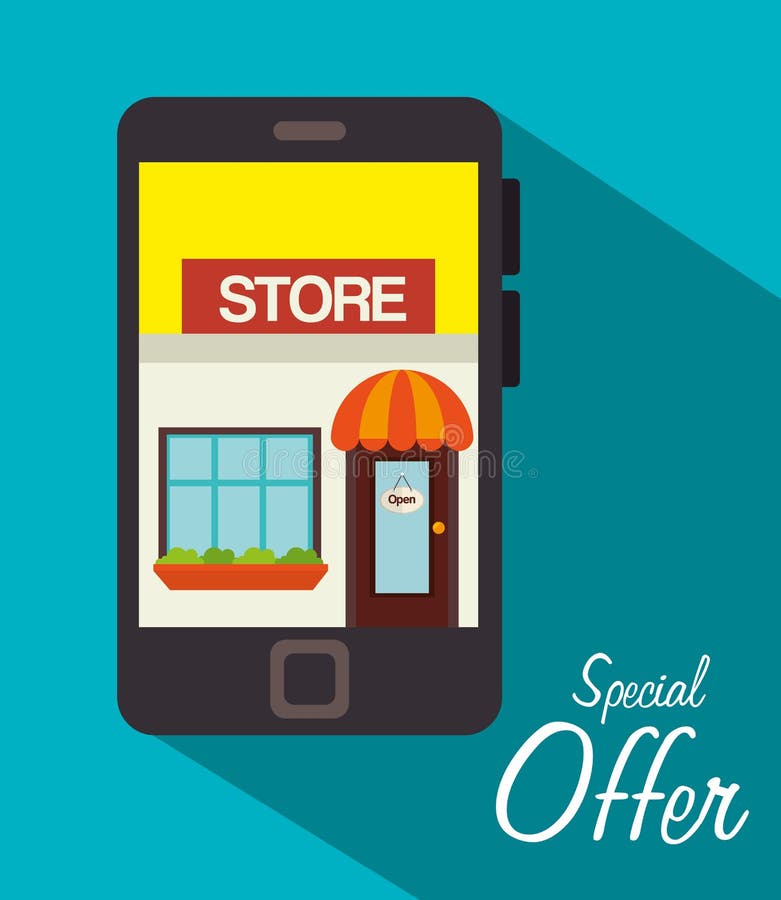 Shopping, Marketing and Sales Graphic Design Stock Vector ...