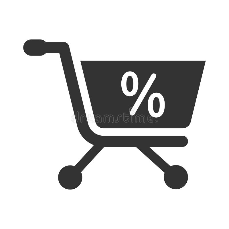 Shopping offer icon stock vector. Illustration of symbol - 261316084