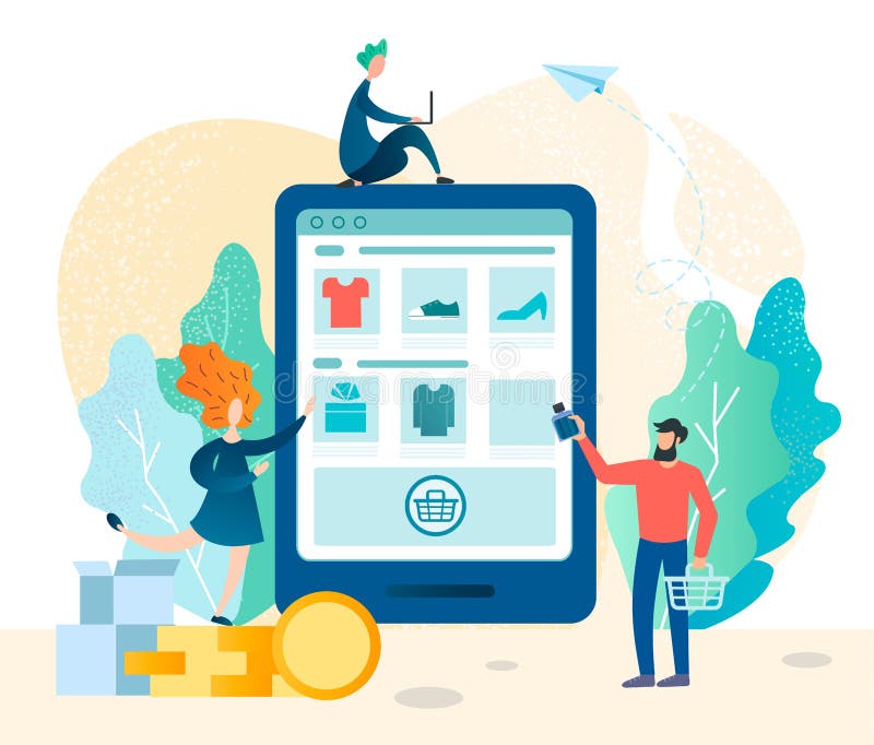 Shopping Online in an Online Store Using Electronic Gadgets and Mobile ...