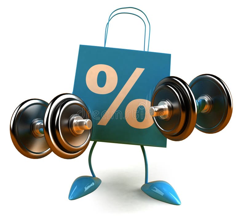 Shopping power stock illustration. Illustration of discount - 6244265