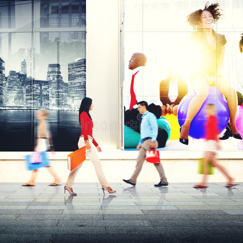 Shopping Purchase Retail Customer Consumer Sale Concept Stock Photo ...