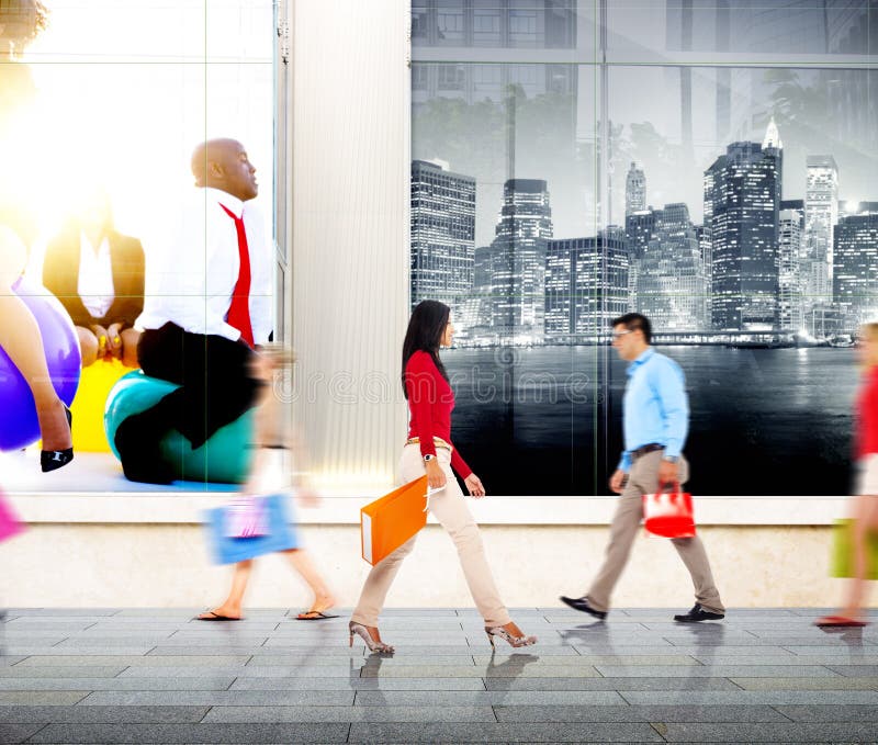 Shopping Purchase Retail Customer Consumer Sale Concept Stock Photo ...