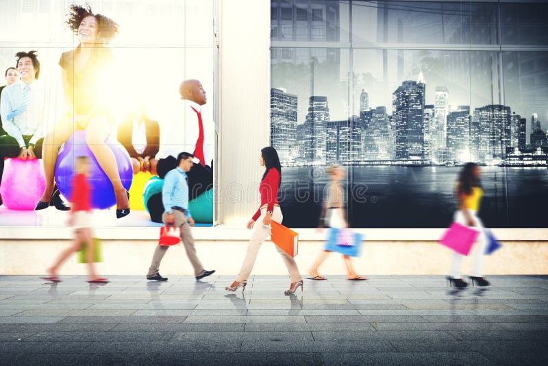 Shopping Purchase Retail Customer Consumer Sale Concept Stock Photo ...