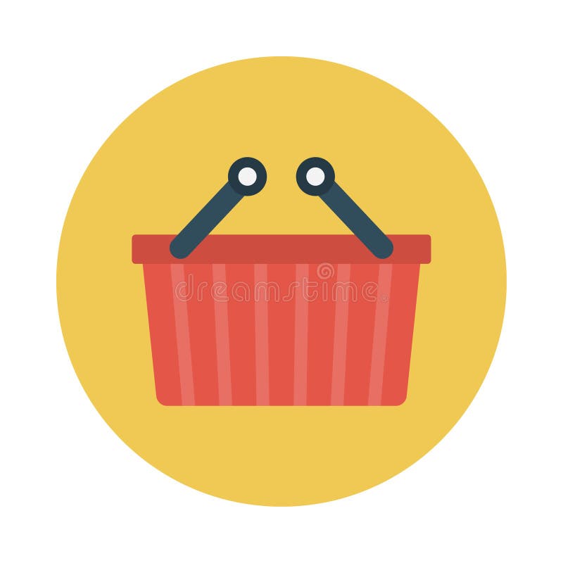 Shopping Reception Vector Flat Icon Stock Vector - Illustration of ...