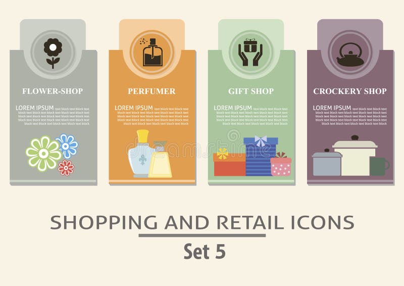 Shopping and retail labels stock vector. Illustration of marketing ...