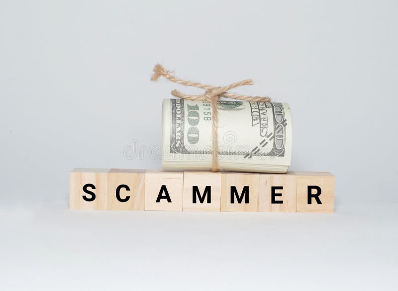 Shopping Scammer on in Online Platform Stock Photo - Image of online ...